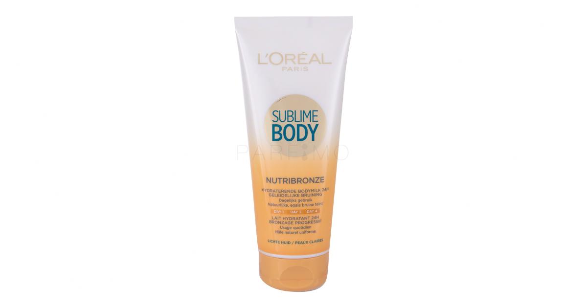 L'Oréal Paris Sublime Body Nutribronze Selbstbräuner für Frauen ...