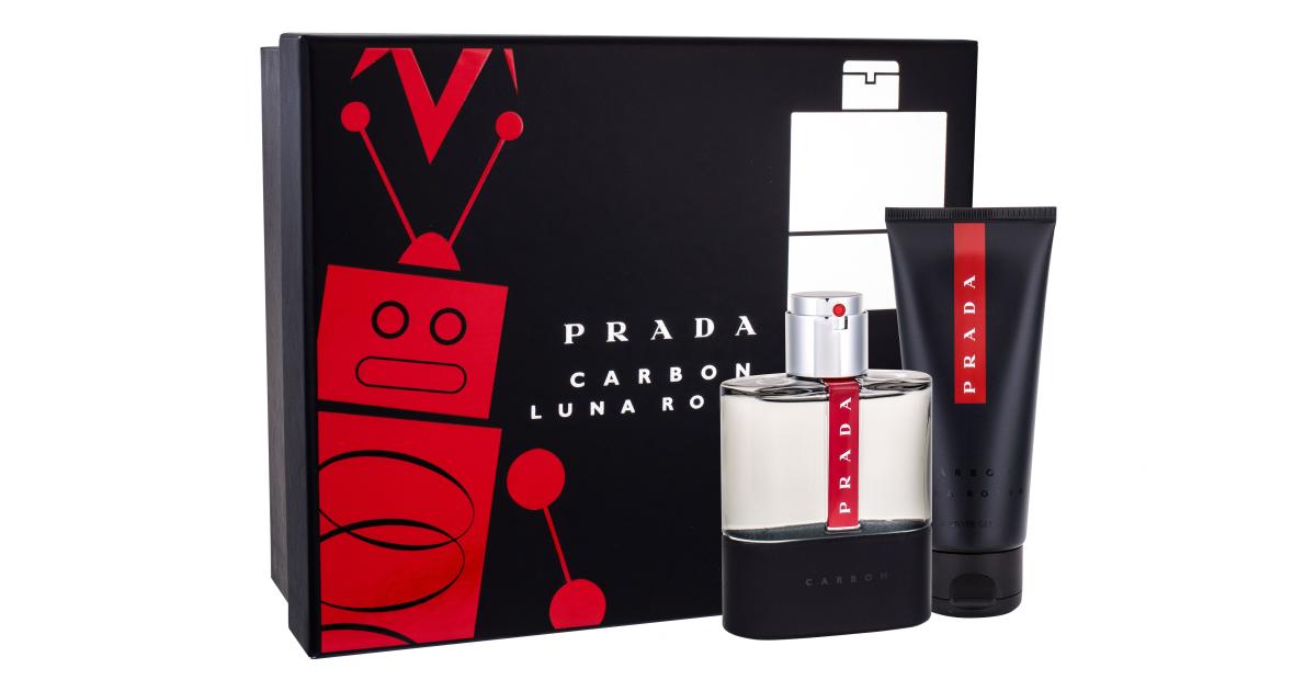 Prada Luna Rossa Carbon Geschenkset Edt 100 ml + Duschgel 100 ml ...